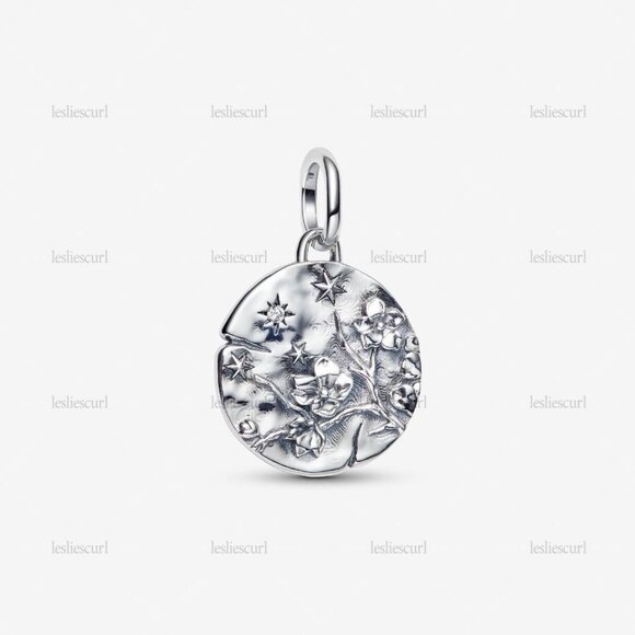 Pandora | Jewelry | Pandora Cherry Blossom Medallion Charmpendant ...
